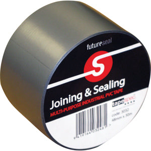 Nz Tape Poly Film Silver 48Mm X 30M Pvc Duct Tape (P)