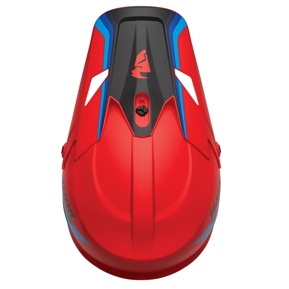 Helmet S23 Thor Mx Sector Runner Mips Red Blue Large