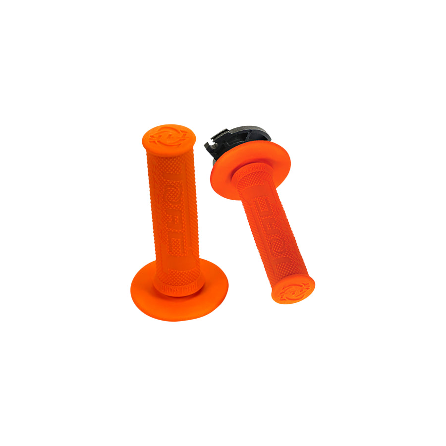 Defy Mx Lock On Grips Hot Laps Orange