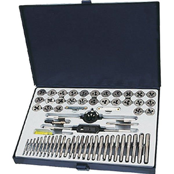 Proequip 60Pc Unc/Unf/Mf/Mc Tap & Die Set