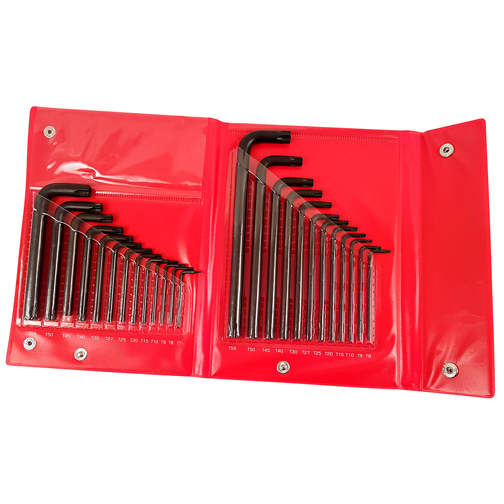 25Pc Combination Hex Key Set Plus Bonus 25Pc Tamper Torx Key Set