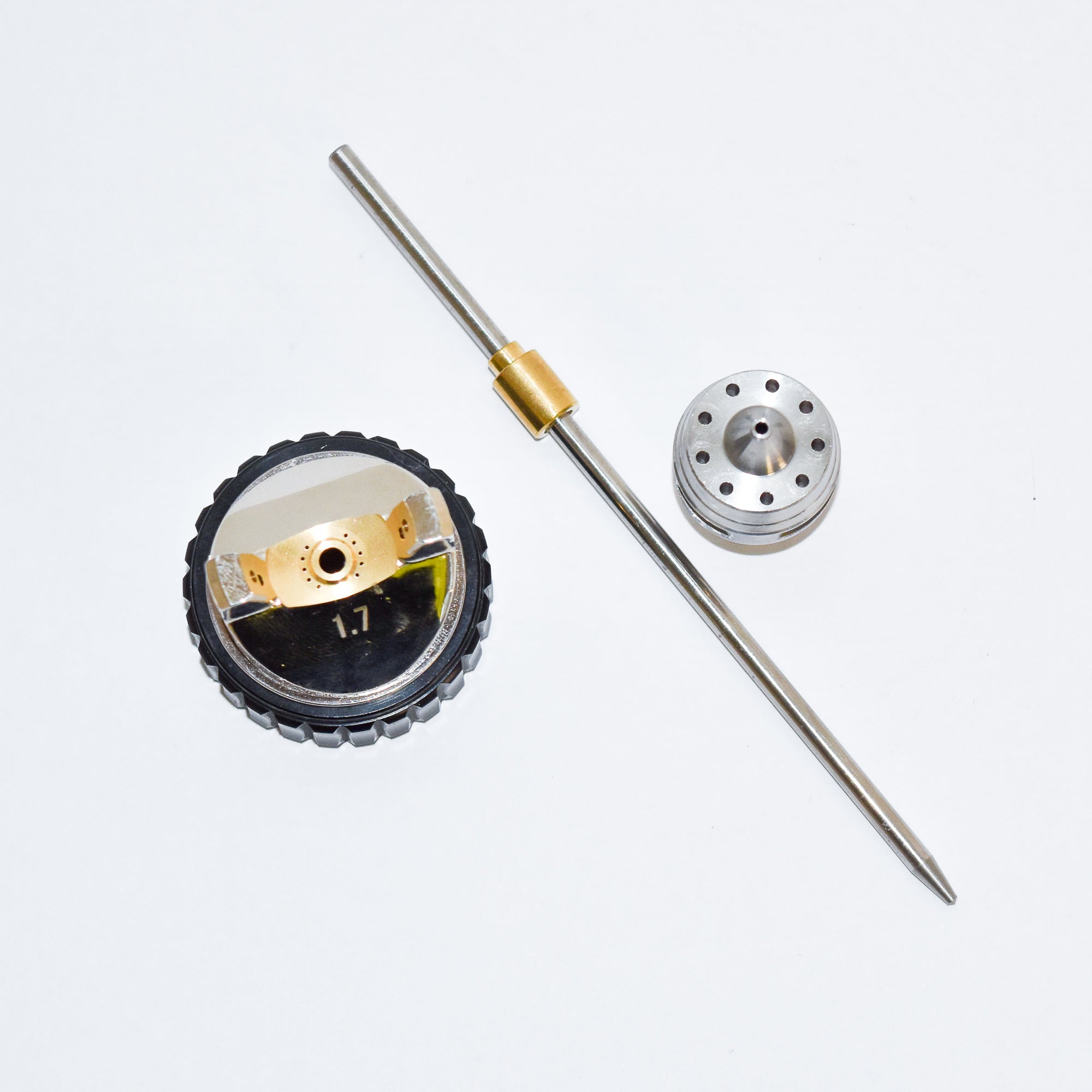 Formula Suction Spray Gun Needle / Nozzle / Aircap Set 1.7Mm
