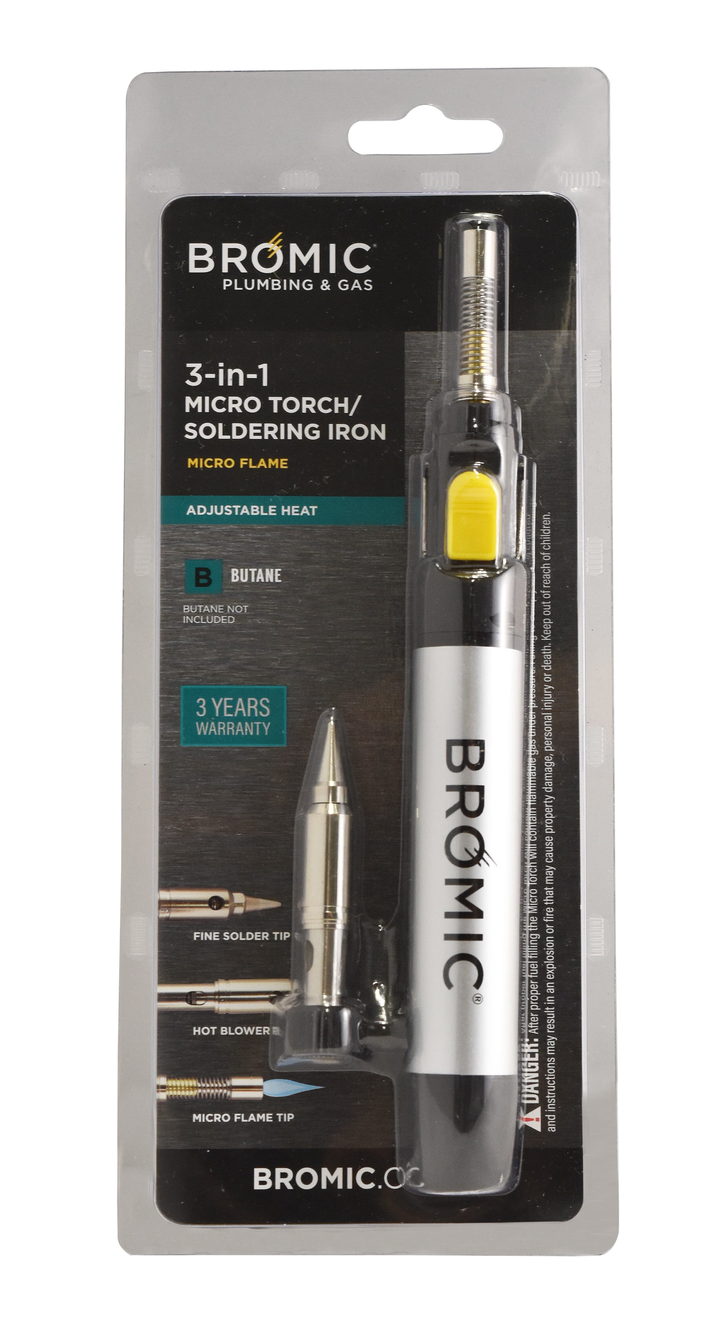 Bromic 3-In1 Butane Soldering Iron