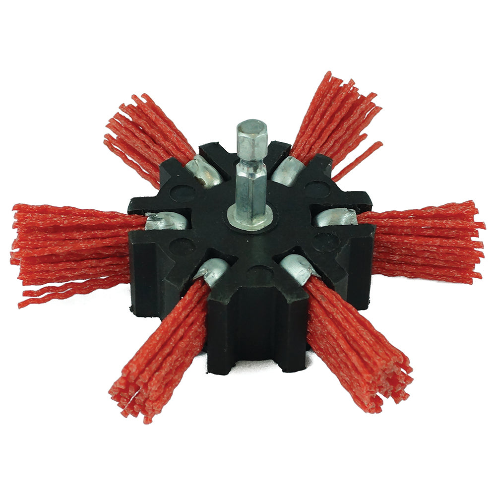 Itm Nylon Spindle Mounted Flapper Wheel 100Mm