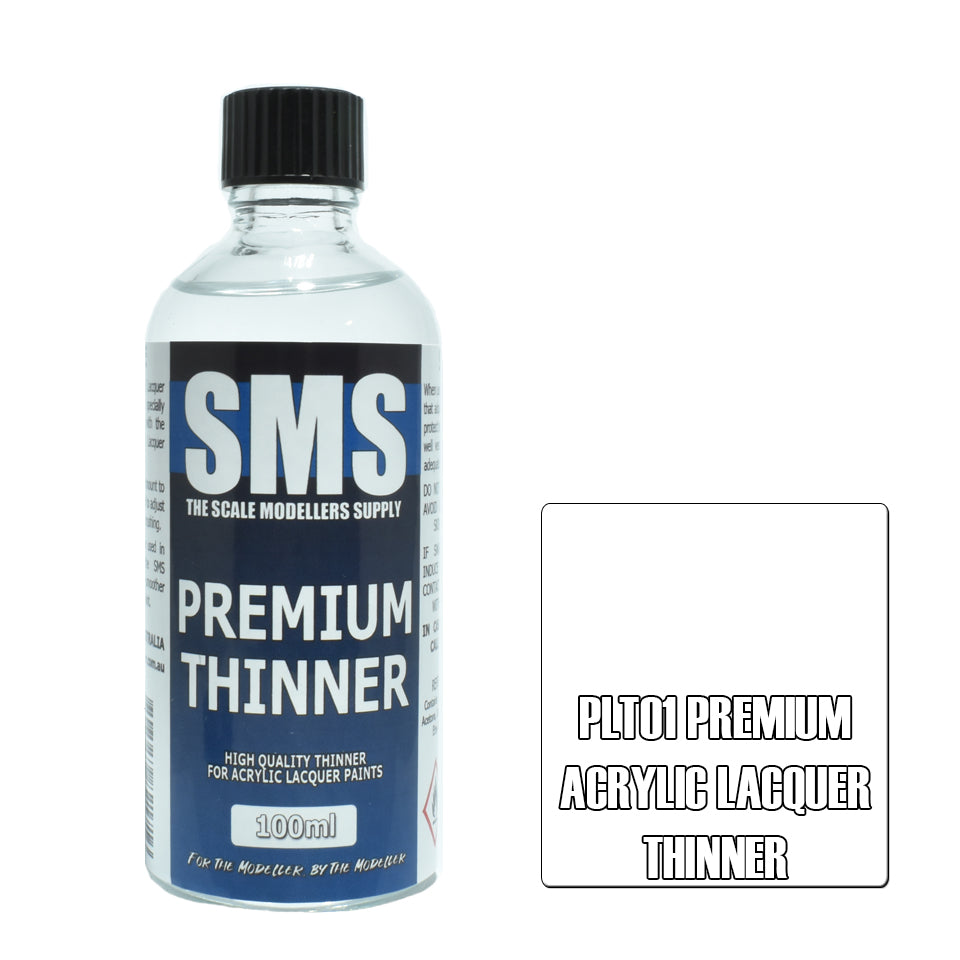 Airbrush Paint Thinners 100Ml Acrylic Lacquer Scale Modellers Supply