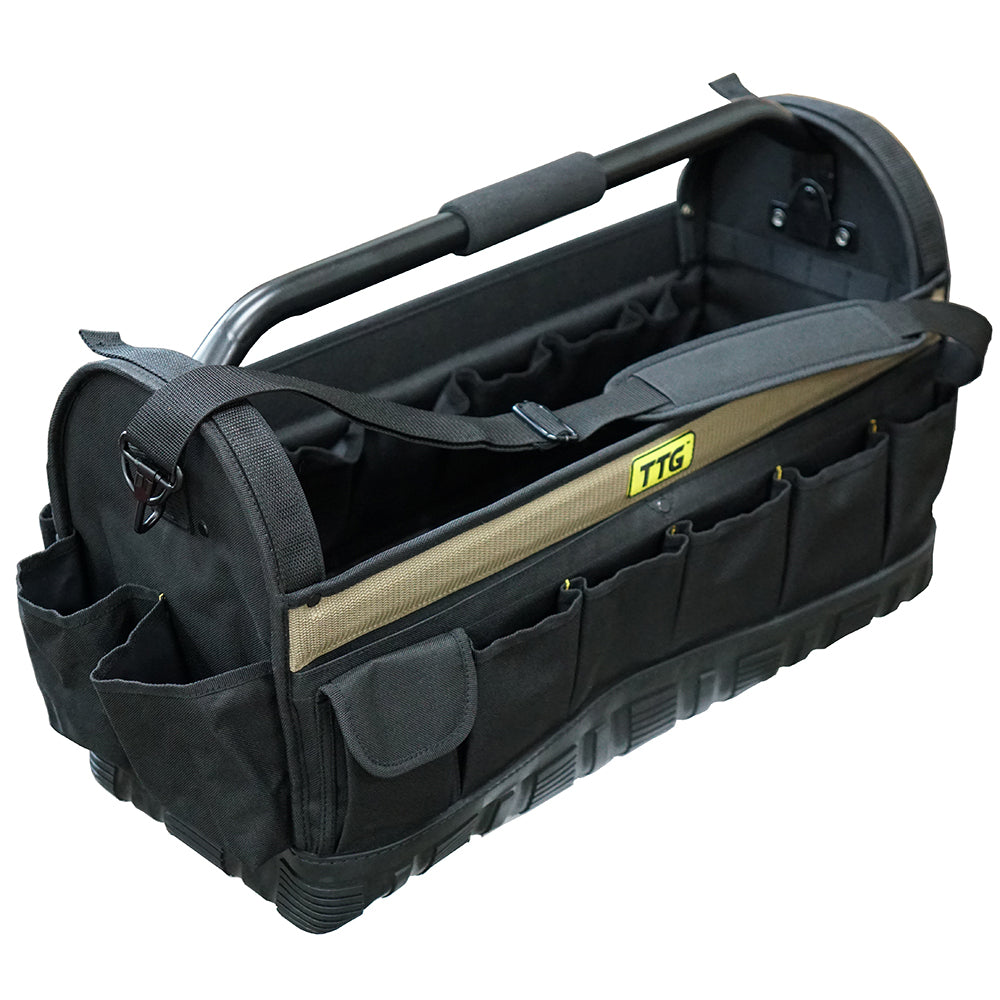 Ttg 24In Open Top Tool Bag W/ Moulded Rubber Base