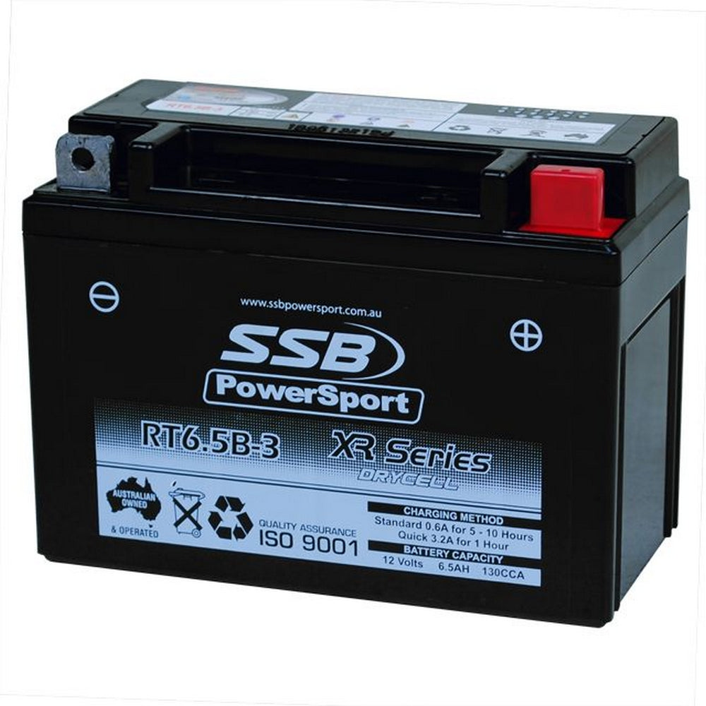 Motorcycle Battery Agm 12V 0.6Ah 130Cca By Ssb High Performance